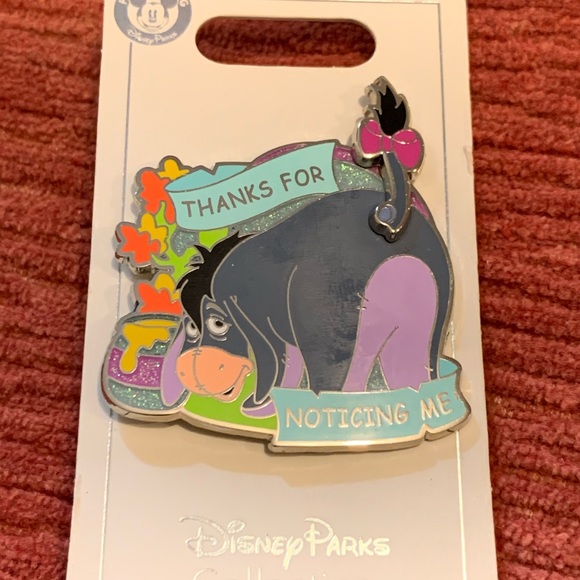 Disney | Jewelry | Disney Parks Eeyore Winnie The Pooh Pin | Poshmark